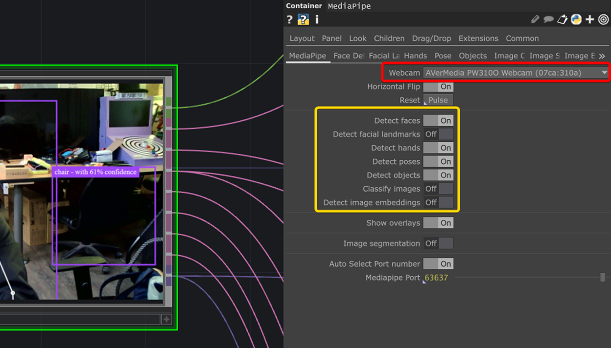 [TouchDesigner] MediaPipe 臉部、骨架、手勢辨識基礎教學 - 偵錯桐人